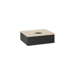 Villeroy & Boch V&B Waschtischunterschrank ohne Frontstruktur -Beleuchtung Antao 60x19x50cm, HL, WBP botti., bla m Lac ; Villeroy & Boch (L07053PD)