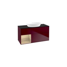 Villeroy & Boch V&B Waschtischunterschrank Finion 120cm, Abd.-Pl. bla m, Reg Oa ven, Peo m ; Villeroy & Boch (FA62PCHB)