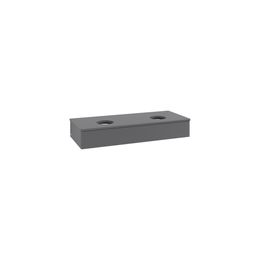 Villeroy & Boch V&B Waschtischunterschrank mit Frontstruktur, mit Beleuchtung Antao 120x19x50cm, WBP Lac, Anthrac. m Lac ; Villeroy & Boch (L13110GK)