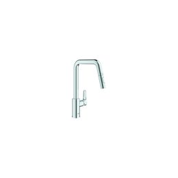 Grohe Einhand-Sp&uuml;ltischbatterie Eurosmart 30619 hoher Auslauf Dual Sp&uuml;lbrause chrom (30619000)