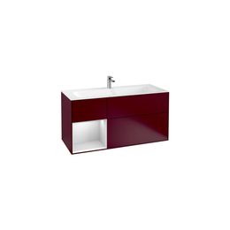 Villeroy & Boch V&B Waschtischunterschrank Finion 119,6x59,1cm, Reg li wh. m Lac, Peo Matt ; Villeroy & Boch (F060MTHB)