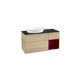Villeroy & Boch V&B Waschtischunterschrank Finion 120cm, Pl bla m, Reg Peo m Lac, Oa ven ; Villeroy & Boch (FA52HBPC)