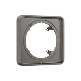 Hansgrohe Verl&auml;ngerungsrosette 22mm, 170x170mm, brushed black chrome (13618340)
