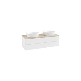 Villeroy & Boch V&B Waschtischunterschrank mit Frontstruktur, mit Beleuchtung Antao 120x36x50cm, WBP-farbe botti., wh. m Lac ; Villeroy & Boch (L24113MT)