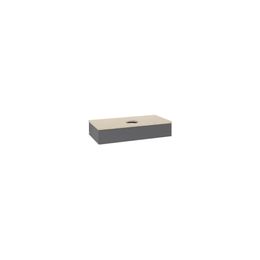 Villeroy & Boch V&B Waschtischunterschrank ohne Frontstruktur Antao 100x19x50cm, WBP botti., Anthrac. m Lac ; Villeroy & Boch (K09013GK)