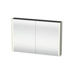 Duravit Universal-Spiegelschrank XSquare 120x80x15,5cm, Tau s-matt, 2 T&uuml;r, LED (XS7114060600000)
