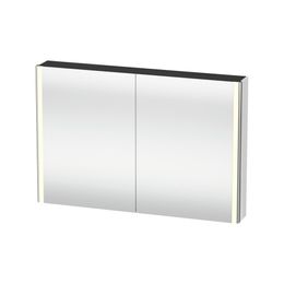 Duravit Universal-Spiegelschrank XSquare 120x80x15,5cm, Tau supermatt, 2 T&uuml;r, LED (XS7114083830000)