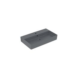 Villeroy & Boch V&B Waschtisch Memento 2.0 80x47cm, gs, Hahnl., m &Uuml;L, graph. C+ ; Villeroy & Boch (4A228GI4)