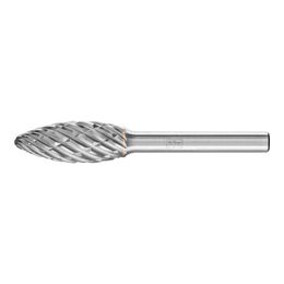 Pferd TOOLS Hartmetall Hochleistungsfr&auml;sstift STEEL Flamme B &Oslash; 12x30mm Schaft-&Oslash; 6 mm f&uuml;r Stahl (21103387)