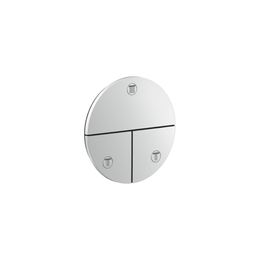 Hansgrohe Ventil Axor ShowerSelect ID Unterputz, 3 Verbaucher, rund, Mattwei&szlig; (36779700)