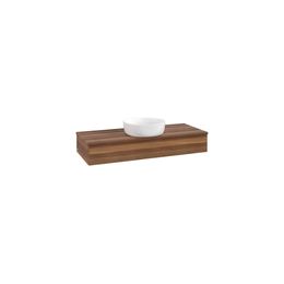 Villeroy & Boch V&B Waschtischunterschrank ohne Frontstruktur, mit Beleuchtung Antao 120x19x50cm, WBP-farbe w. wal, w. walnut ; Villeroy & Boch (L10012HM)
