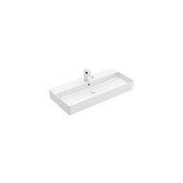 Villeroy & Boch V&B Waschtisch Memento 2.0 100x47cm, gs, Hahnl., m &Uuml;L, st. wh. C+ ; Villeroy & Boch (4A221GRW)