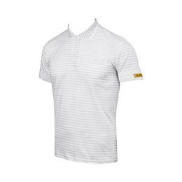 HB Tempex ESD Damen Polo-Shirt Conductex Cotton Knit, wei&szlig;, Gr&ouml;&szlig;e: M (08011 86013 001 10-M)