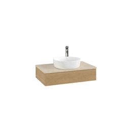Villeroy & Boch V&B Waschtischunterschrank mit Frontstruktur Antao 80x19x50cm, HL, WBP botti., hon. Oa ; Villeroy & Boch (K08153HN)