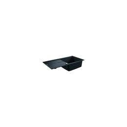 Grohe Komposit-Einbausp&uuml;le K400 60-C 100/50 1.0 rev 100x50cm, m Tropffl, aufl, 1 B, Gra sw (31641AP0)
