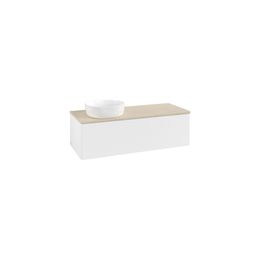 Villeroy & Boch V&B Waschtischunterschrank mit Frontstruktur Antao 120x36x50cm, WBP-farbe botti., wh. m Lac ; Villeroy & Boch (K33113MT)