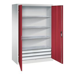 C+P Werkzeugschrank mit Schubladen Acurado, 1950x1200x600mm, 7035/3003 ; C + P M&ouml;belsysteme (8932-503|S10464)