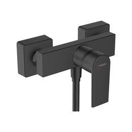 Hansgrohe Brause-Einhebelmischer Vernis Shape AP, 1 Verbraucher, mattschwarz (71650670)