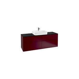 Villeroy & Boch V&B Waschtischunterschrank Finion 160x60,3cm, Abd.-Pl. bla m, Peony Matt ; Villeroy & Boch (F44200HB)