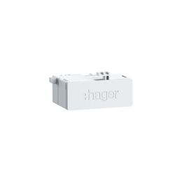 Hager RJ45-Buchse Patch 180&deg;IP20 CAT6A ZZ45WAN2PP)
