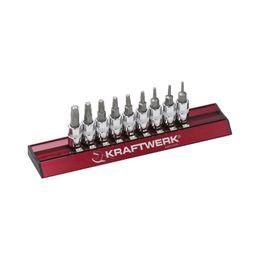 Kraftwerk 5-Stern-TX-Bit-Stecknusssatz 1/4, 9-tlg. (115099)