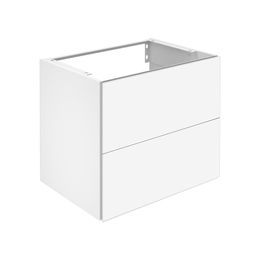 KEUCO Waschtischunterschrank X-Line D Vul. m be., Gl Vul. m, 65x60,5x49cm, 2 (33153970000)