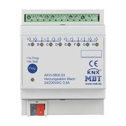 MDT technologies Heizungsaktor 8-fach 4TE REG, 24-230VAC AKH-0800.03)