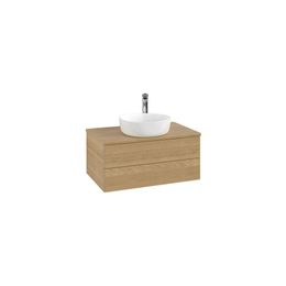 Villeroy & Boch V&B Waschtischunterschrank ohne Frontstruktur Antao 80x36x50cm, HL, WBP hon. Oa, hon. Oa ; Villeroy & Boch (K19051HN)