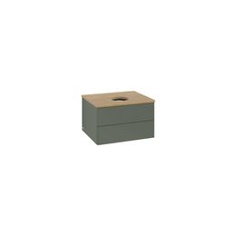 Villeroy & Boch V&B Waschtischunterschrank ohne Frontstruktur Antao 60x36x50cm, WBP hon. Oa, lea gre. m Lac ; Villeroy & Boch (K18011HL)