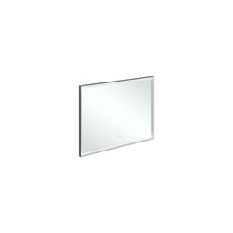 Villeroy & Boch V&B Spiegel Subway 3.0 Alu-Rahmen, 100x75x4,75cm, sw matt/we ma ; Villeroy & Boch (A46310BC)