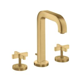 Hansgrohe 3-Loch-Waschtischarmatur 170 Axor Citterio m A 140mm, Kreuz, ZugstAblGar, Ros, b g (39133250)