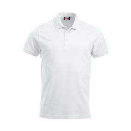 Clique Polo-Shirt Classic Lincoln, wei&szlig;, Unisex-Gr&ouml;&szlig;e: M (028244-00-5)