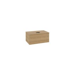 Villeroy & Boch V&B Waschtischunterschrank mit Frontstruktur Antao 80x36x50cm, WBP-farbe hon. Oa, honey oak ; Villeroy & Boch (K30111HN)