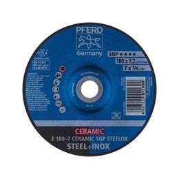 Pferd Schruppscheibe gekr&ouml;pft CO24QSG 180x7,2mm (62217300)