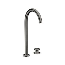 Hansgrohe 2-Loch-Waschtischarmatur Sel. 260 Axor One A 165mm, m Pus-Op-Abl, pol. bla vc (48060330)