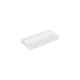 Villeroy & Boch V&B Waschtisch Memento 2.0 100x47cm, gs, Hahnl., o. &Uuml;L, st. wh. C+ ; Villeroy & Boch (4A221HRW)