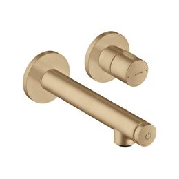 Hansgrohe Fertigset Axor Uno Select UP-Waschtisch-Einhebelmischer, m Ausl. 158mm, brushed bronze (45112140)