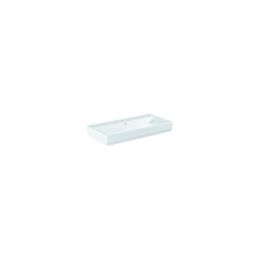 Grohe Aufsatzwaschtisch Cube Keramik 100cm, 1 HL m &Uuml;L, alpinwei&szlig; PureGuard (3947500H)