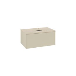Villeroy & Boch V&B Waschtischunterschrank ohne Frontstruktur -Beleuchtung Antao 80x36x50cm, HL, WBP botti., si Gr m Lac ; Villeroy & Boch (L30053HJ)