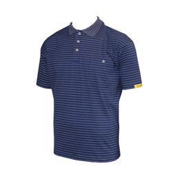 HB Tempex ESD Herren Polo-Shirt Conductex Cotton Knit, navy, Gr&ouml;&szlig;e: 2XL (08011 86004 002 45-2XL)