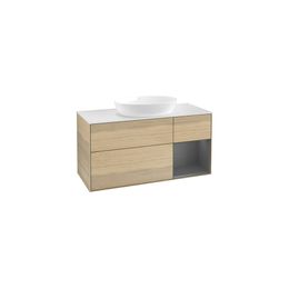 Villeroy & Boch V&B Waschtischunterschrank Finion 120cm, Pl w m, Rg Anthrac. m Lac, Oa ven ; Villeroy & Boch (FA71GKPC)