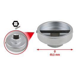 KS Tools 1/2" &Ouml;lfilter-Schl&uuml;ssel, SW 49,5mm (150.9259)