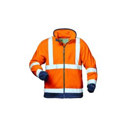 Elysee Warn-Fleecejacke Valentin Gr. L, gelb-marine