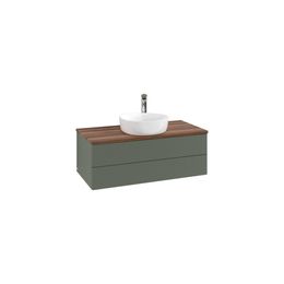 Villeroy & Boch V&B Waschtischunterschrank mit Frontstruktur -Beleuchtung Antao 100x36x50cm, HL, WBP w wa, le gre. m Lac ; Villeroy & Boch (L20152HL)