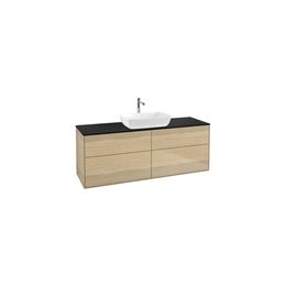 Villeroy & Boch V&B Waschtischunterschrank Finion 160x60cm, Abd.-Pl. bla matt, Oak Veneer ; Villeroy & Boch (F85200PC)