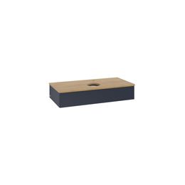 Villeroy & Boch V&B Waschtischunterschrank ohne Frontstruktur, mit Beleuchtung Antao 100x19x50cm, WBP hon. Oa, md bl. m Lac ; Villeroy & Boch (L09051HG)