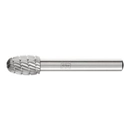 Pferd TOOLS HSS Fr&auml;sstift Tropfenform O &Oslash; 10x16 mm Schaft-&Oslash; 6 mm Z 3 universal mittel fein Spanbrecher (22460836)