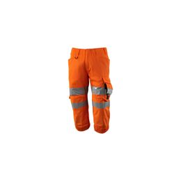 Mascot Dreiviertel-Hose mit Knietaschen, Kl. 2 Dreiviertel-Hose Gr&ouml;&szlig;e C44, hi-vis orange (17549-860-14-C44)
