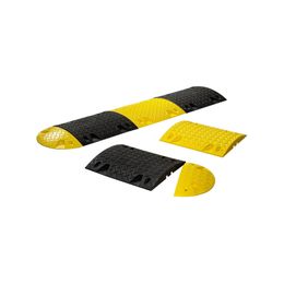 Schake Bodenschwelle aus Recycling, Mittelst&uuml;ck, schwarz, H&ouml;he: 30 mm (3393-30)