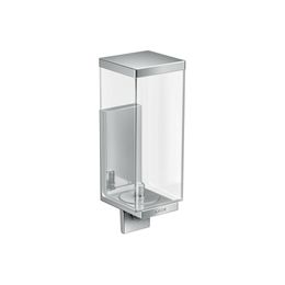 Hansgrohe Lotionssp Axor Uni Rectangular Glas, Wandmontage, chrom (42610000)